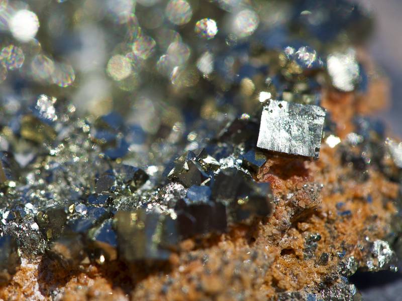 Volcano Photo of the Week - by Tobias Schorr: Pyrite crystals from ...