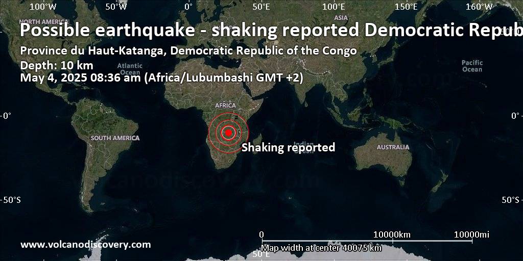 Unconfirmed Earthquake or Seismic-like Event: 2.5 km Northeast of ...
