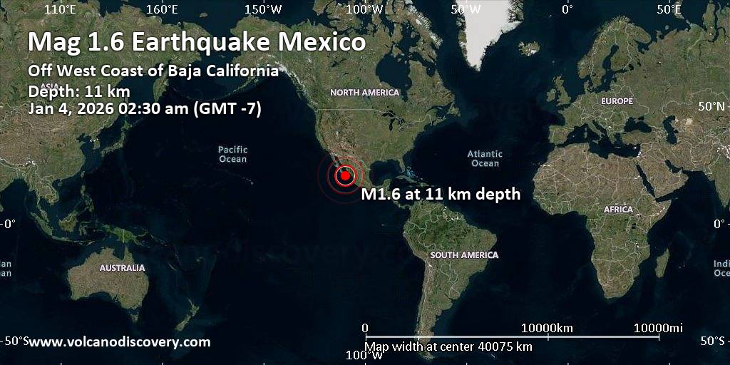 Minor Mag. 1.6 Earthquake (unconfirmed) - 9.1 km Southwest of San Jose ...