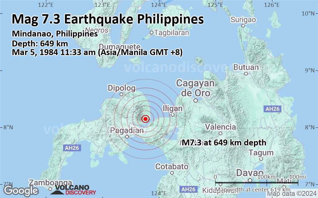 Major Magnitude 7.3 Earthquake - 8.7 km West of Ozamiz City ...