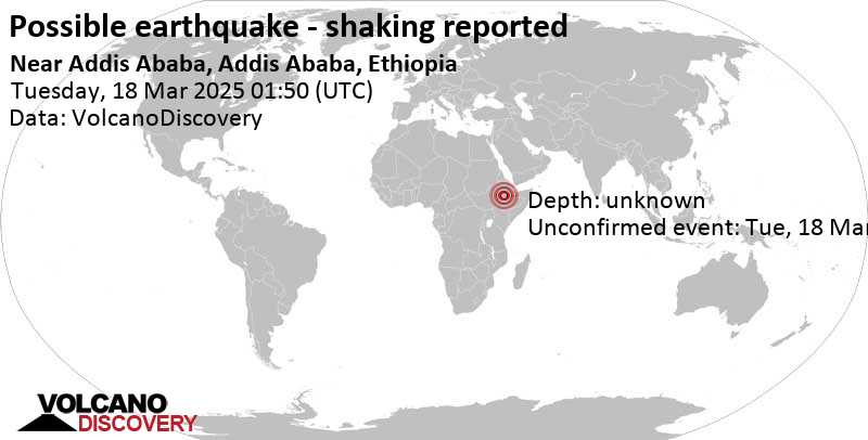 Bishoftu, Oromiya, Ethiopia, Earthquakes: Latest Quakes | AllQuakes.com
