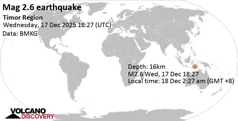 Latest Earthquakes in or Near East Nusa Tenggara, Indonesia: Today and ...