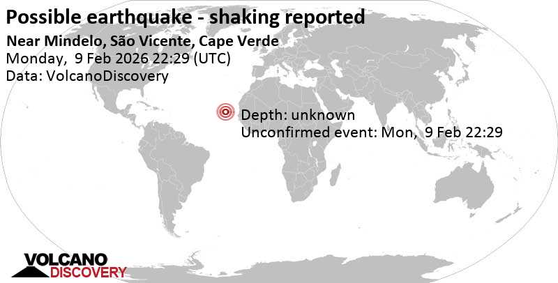 Concelho da Ribeira Brava, Cape Verde, Earthquakes: Latest Quakes ...