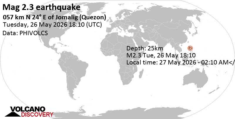 Bicol, Philippines, Earthquakes: Latest Quakes | VolcanoDiscovery