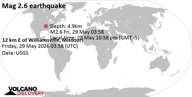 Tennessee Earthquakes: Latest Quakes Past 24 Hours | VolcanoDiscovery