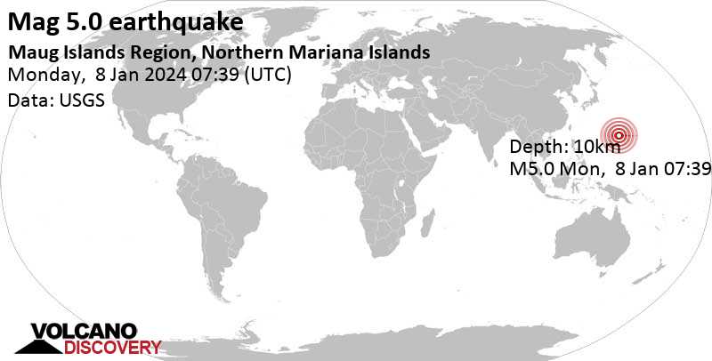 Maug Islands Vulkan, United States, Mariana Islands - Information ...