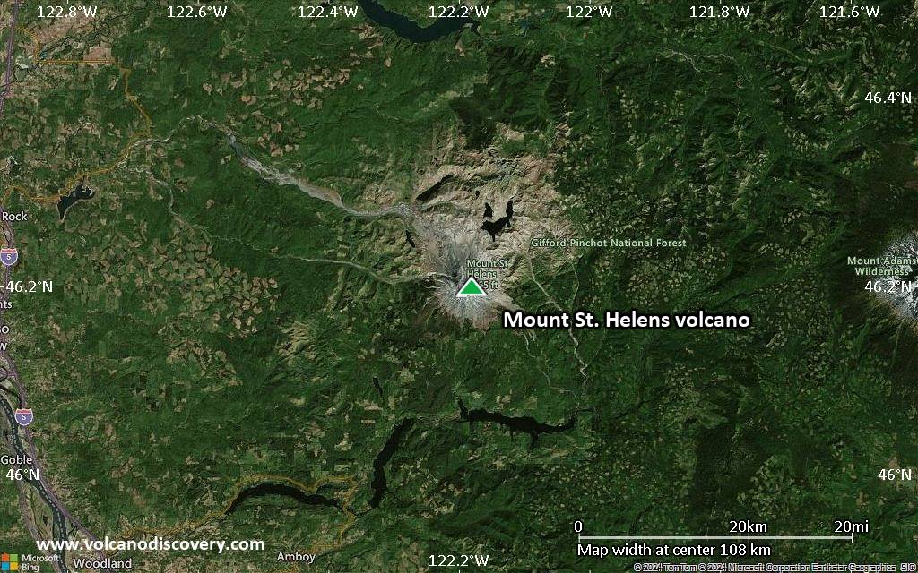 Mount St. Helens Volcan, Washington (Canada and USA (mainland)) - Infos