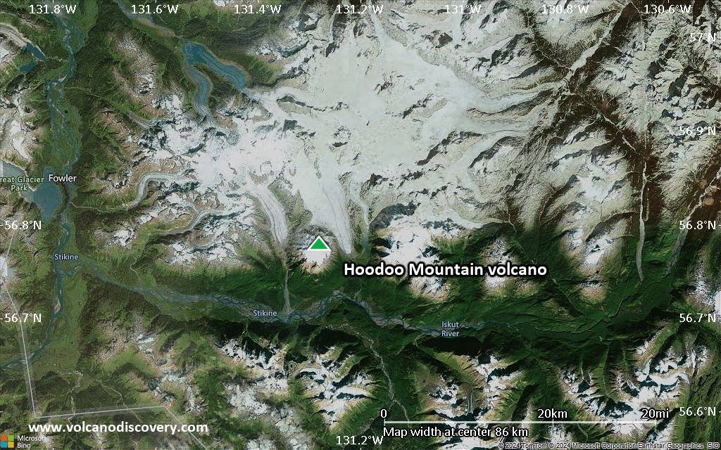 Hoodoo Mountain Vulkan, Kanada - Information | VolcanoAdventures