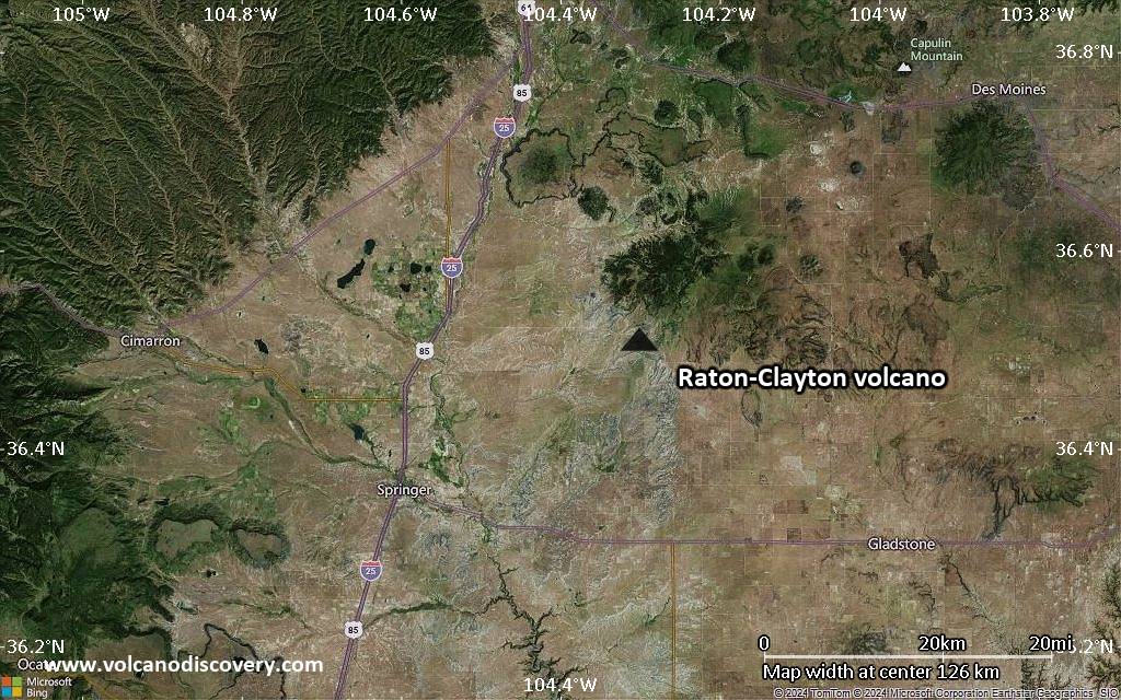 Raton-Clayton Volcano, New Mexico (Canada and USA (mainland)) - facts ...