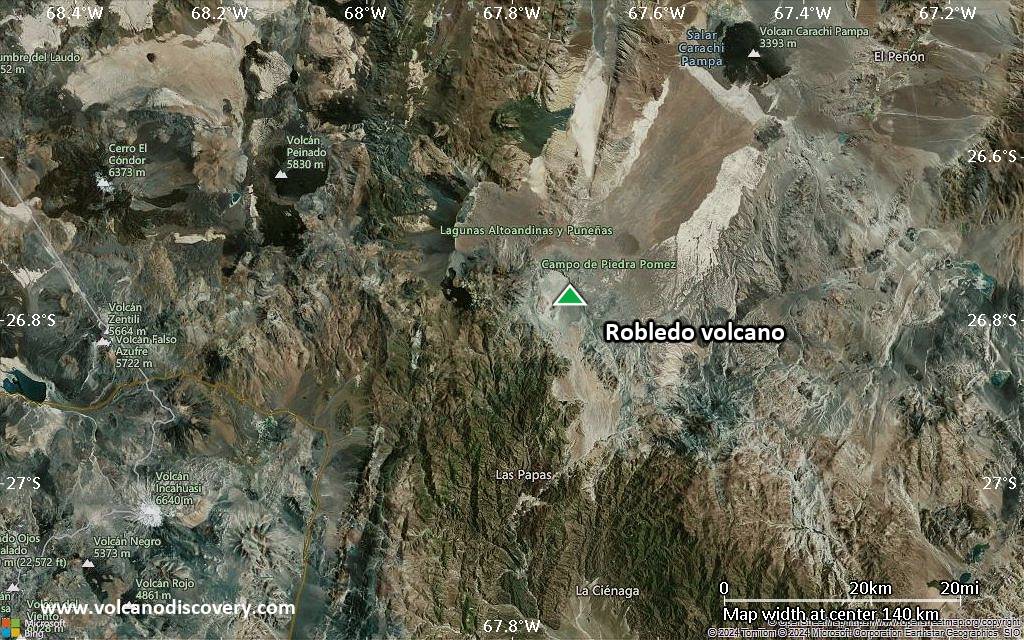 Robledo Volcan, Argentine - Infos | VolcanoAdventures