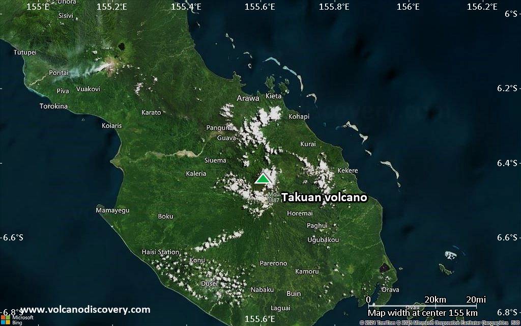 Takuan Volcano, North Solomons Province (Papua New Guinea) - facts ...