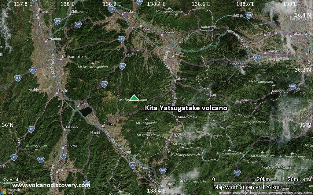 Kita Yatsuga-take Vulkan, Honshu (Japan) - Information | VolcanoAdventures