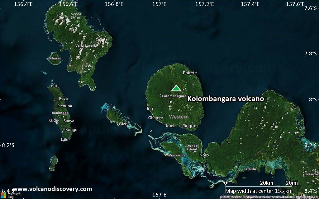 Kolombangara Volcano, Western Province, Solomon Islands - facts ...