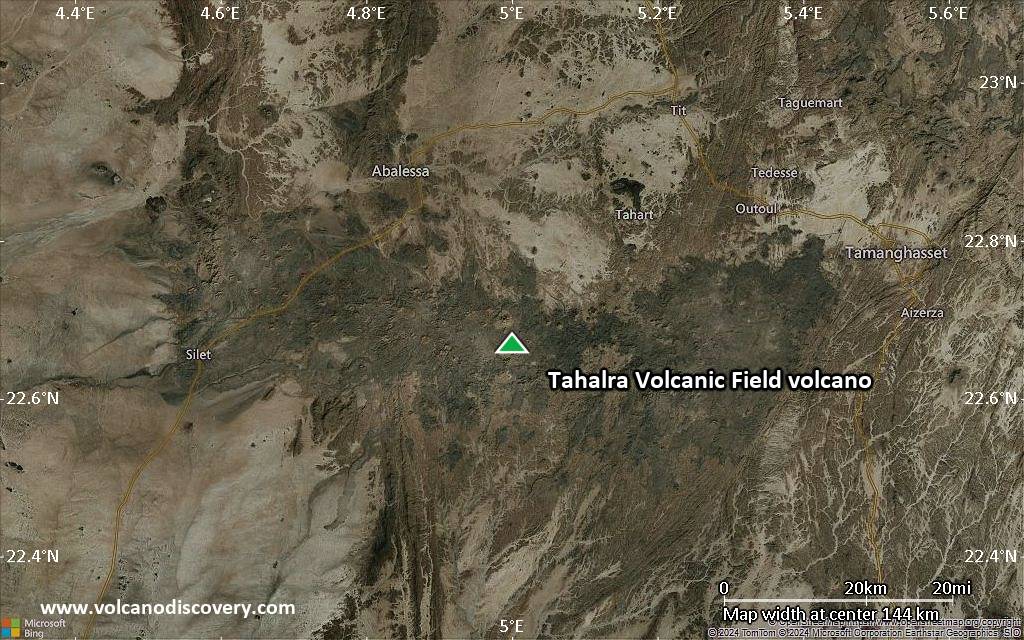 Tahalra Volcanic Field Vulkan, Algeria - Information | VolcanoDiscovery