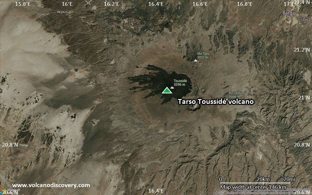 Tarso Toussidé Volcano, Chad - Facts & Information | VolcanoDiscovery