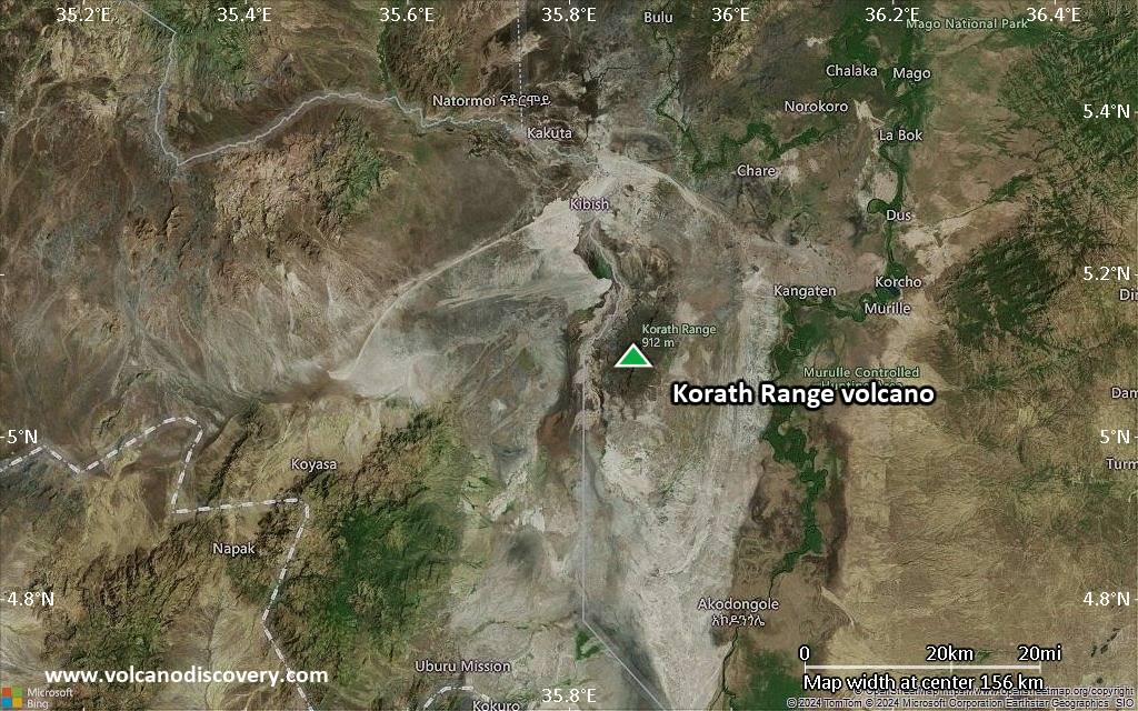Korath Range Volcano, Ethiopia - facts & information | VolcanoAdventures