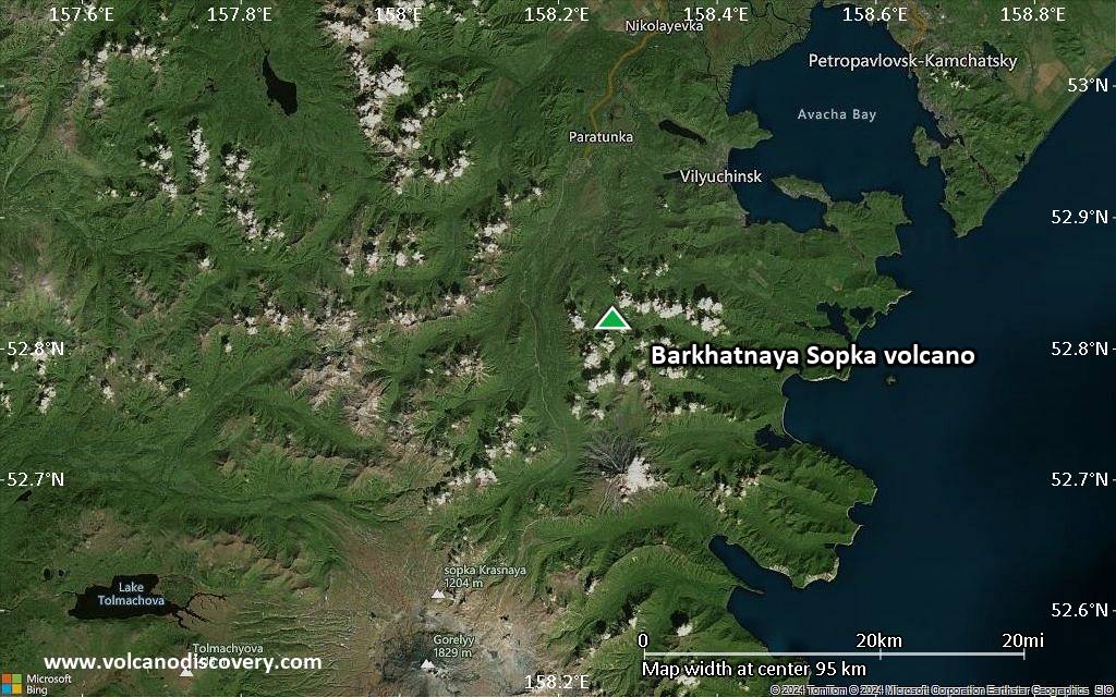 Barkhatnaya Sopka Vulkan, Kamchatka, Russia - Information ...