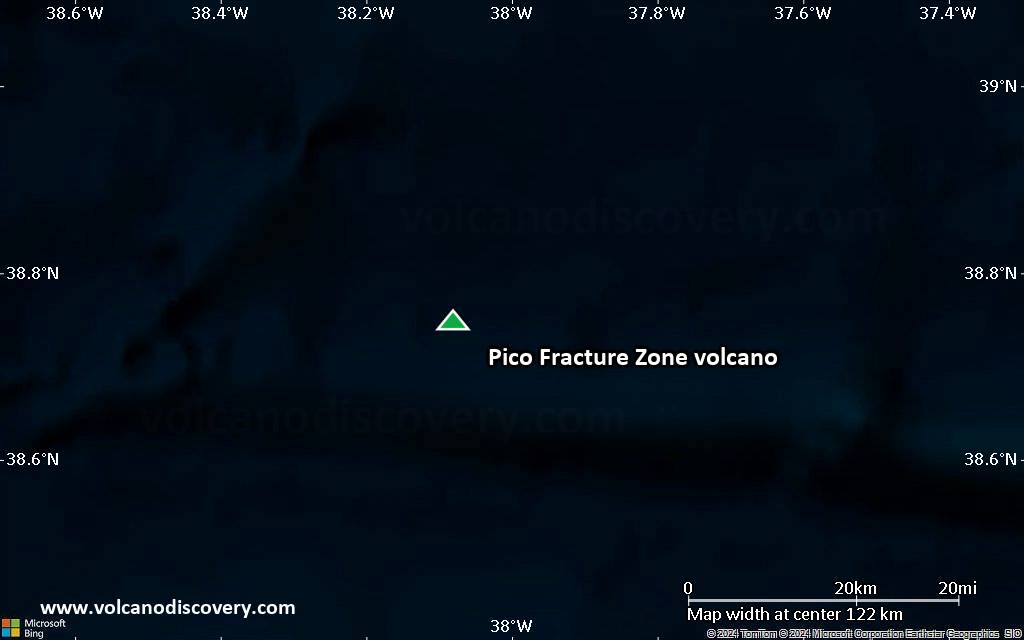Pico Fracture Zone Volcano, Northern Atlantic Ocean - facts & information