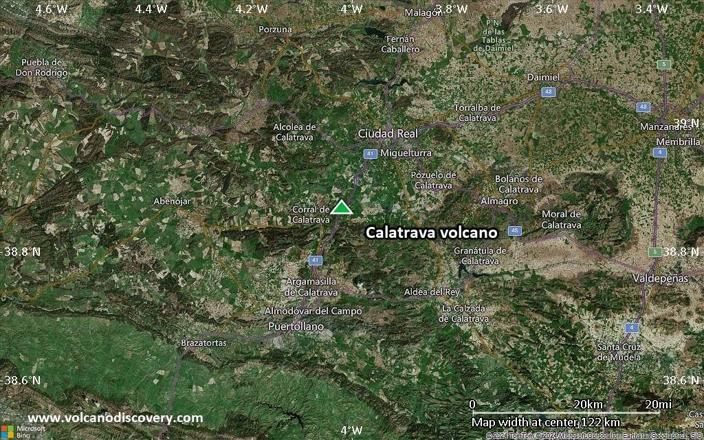 Campo de Calatrava volcanic field (Spain): facts & information ...