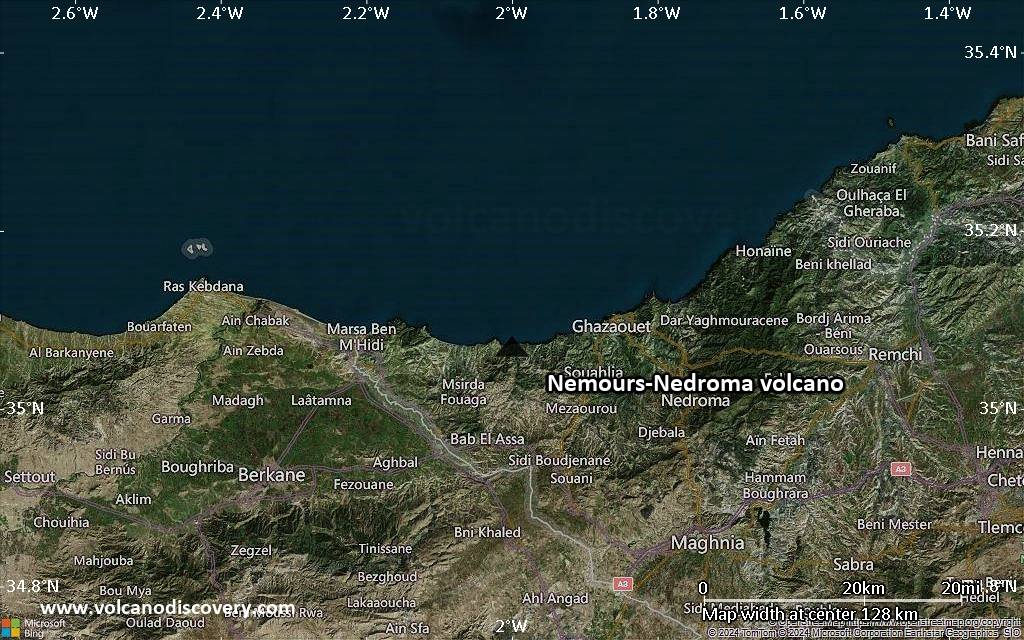Nemours-Nedroma volcano (Algeria) facts & information | VolcanoAdventures