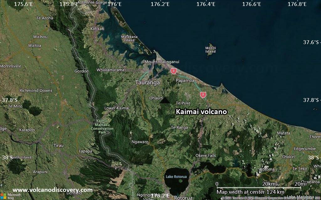 Kaimai volcano (New Zealand) facts & information | VolcanoAdventures