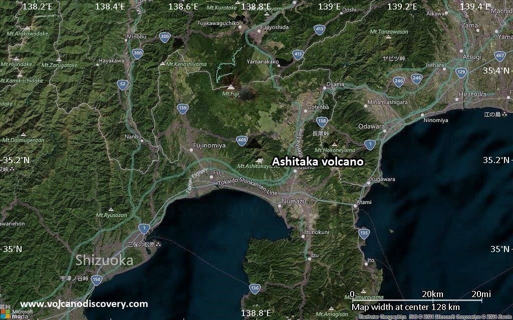 Ashitaka volcano (Honshu, Japan) facts & information | VolcanoAdventures