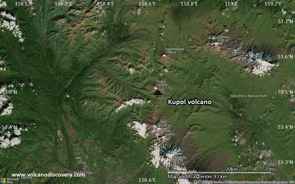 Kupol volcano (Kamchatka Peninsula, Russia) facts & information ...