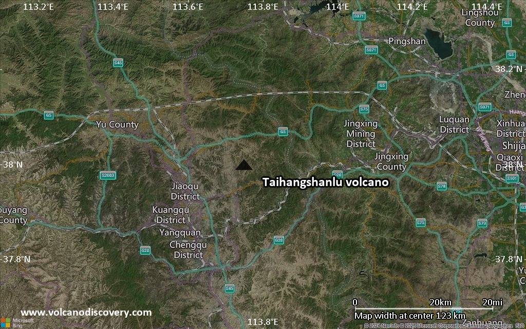 Taihangshanlu volcano (China) facts & information | VolcanoAdventures
