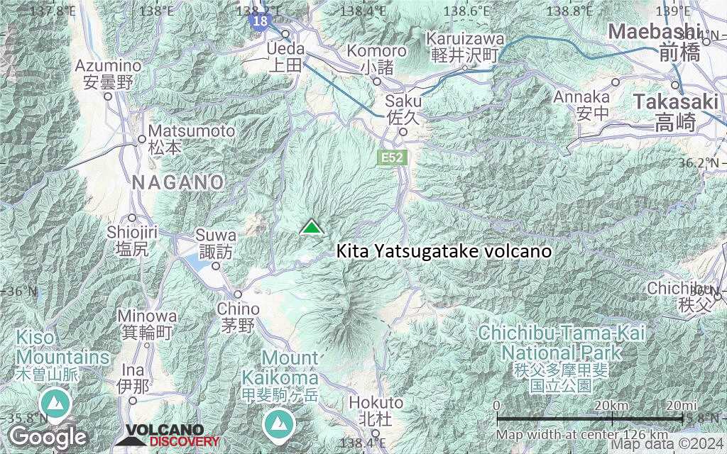 Kita Yatsuga-take Vulkan, Honshu (Japan) - Information | VolcanoAdventures