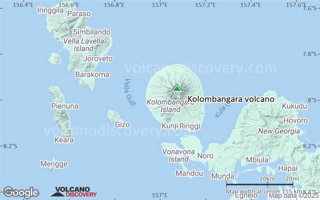 Kolombangara Volcano, Western Province, Solomon Islands - facts ...