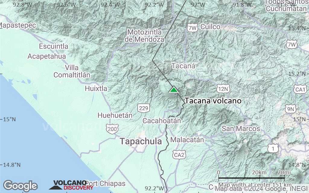 Tacana Volcano, Mexico / Guatemala - Facts & Information | VolcanoDiscovery