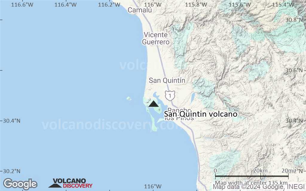 San Quintin Volcano, Baja California, Mexico - facts & information ...
