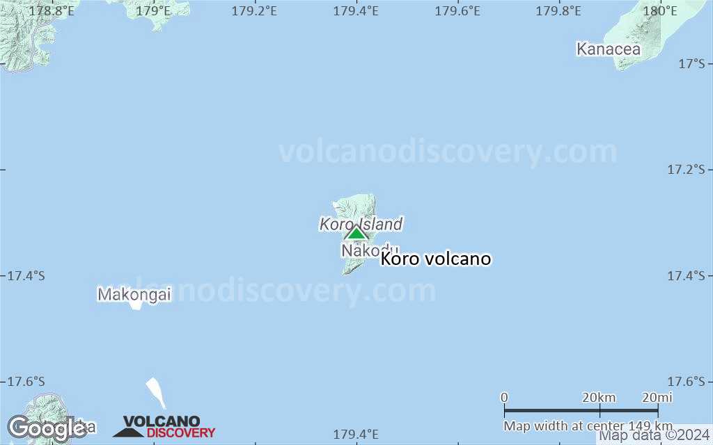 Koro Volcan, Koro Island, Fiji - Infos | VolcanoAdventures