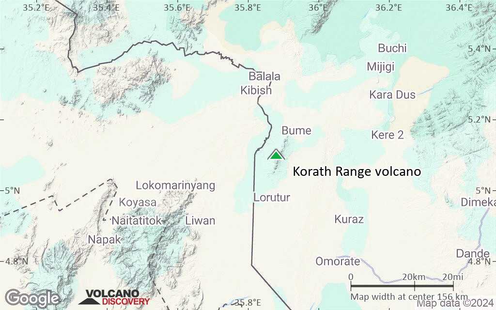 Korath Range Volcano, Ethiopia - facts & information | VolcanoAdventures