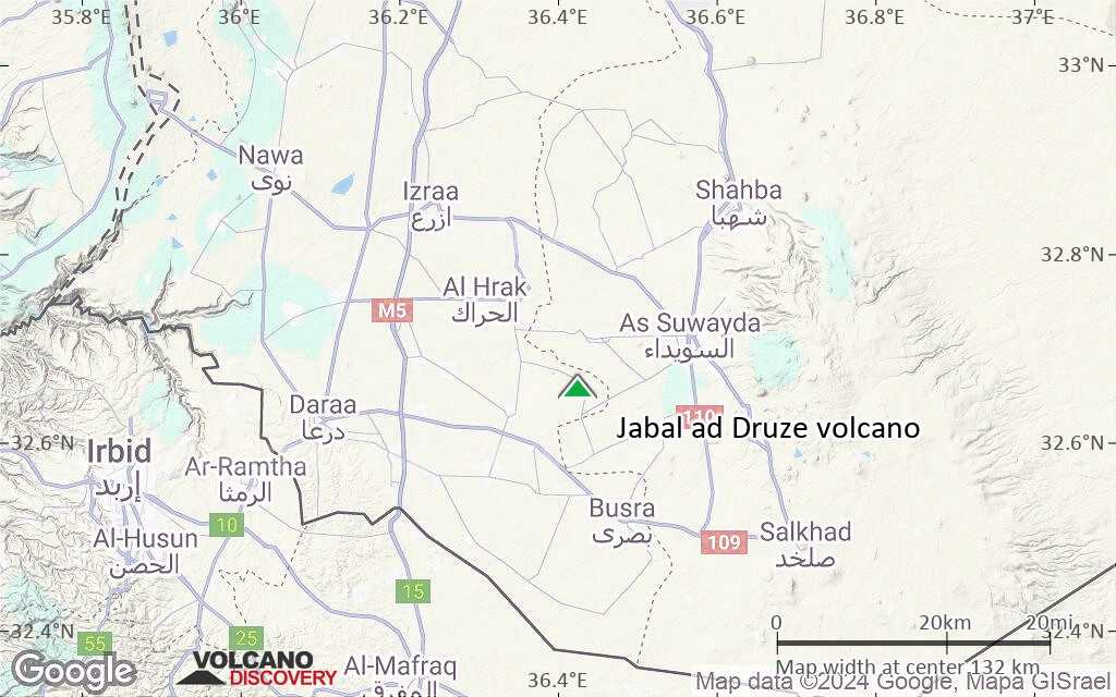 Jabal ad Druze Volcano, Syria - Facts & Information | VolcanoDiscovery