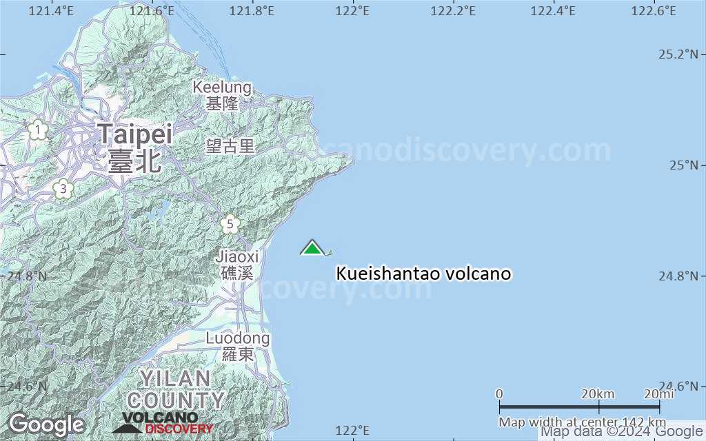 Kueishantao Volcan, Taiwan - Infos | VolcanoAdventures