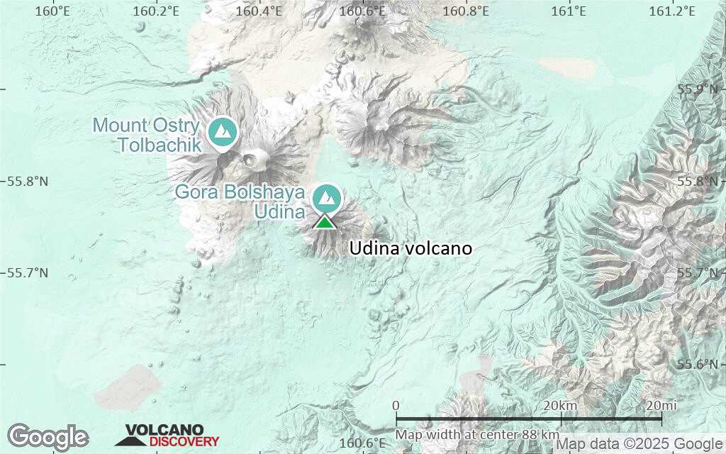 Udina Volcano, Kamchatka, Russia - facts & information | VolcanoAdventures
