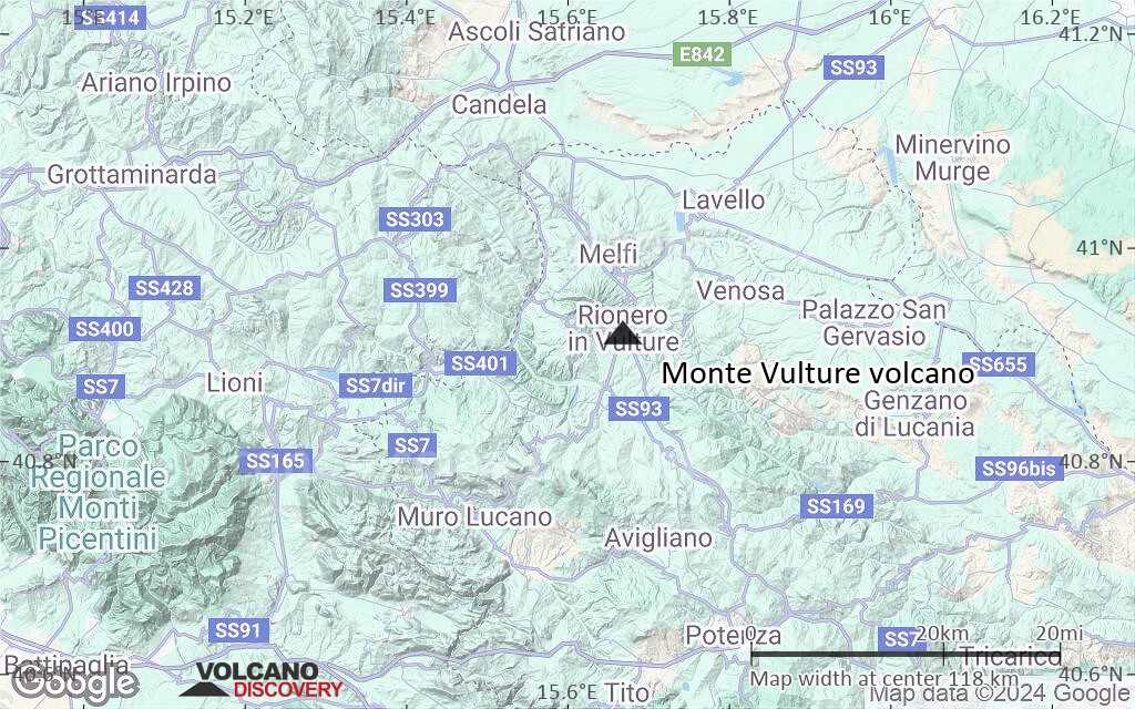 Monte Vulture volcano (Italy) facts & information | VolcanoAdventures