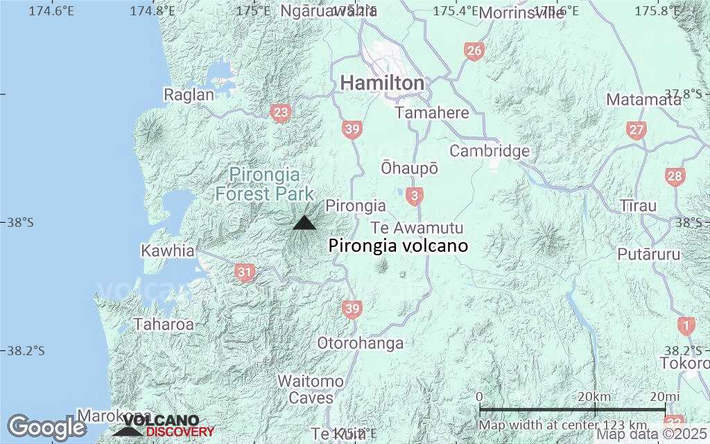Pirongia volcano (New Zealand) facts & information | VolcanoAdventures