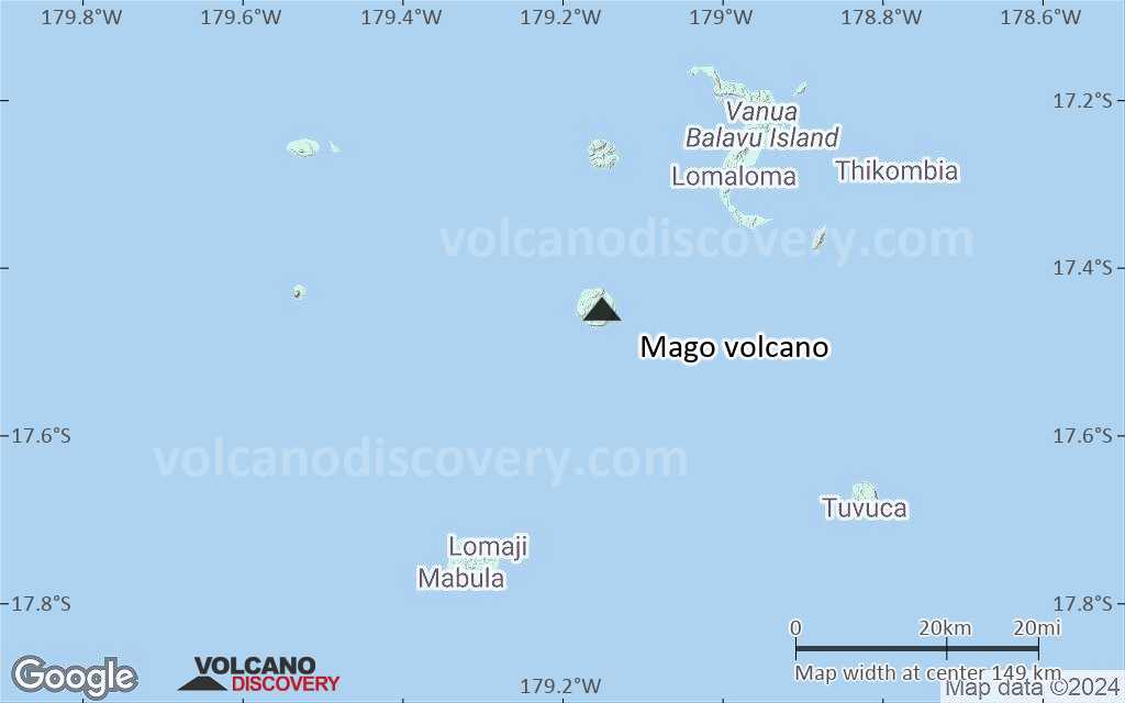 Mago volcano (Fiji) facts & information | VolcanoAdventures