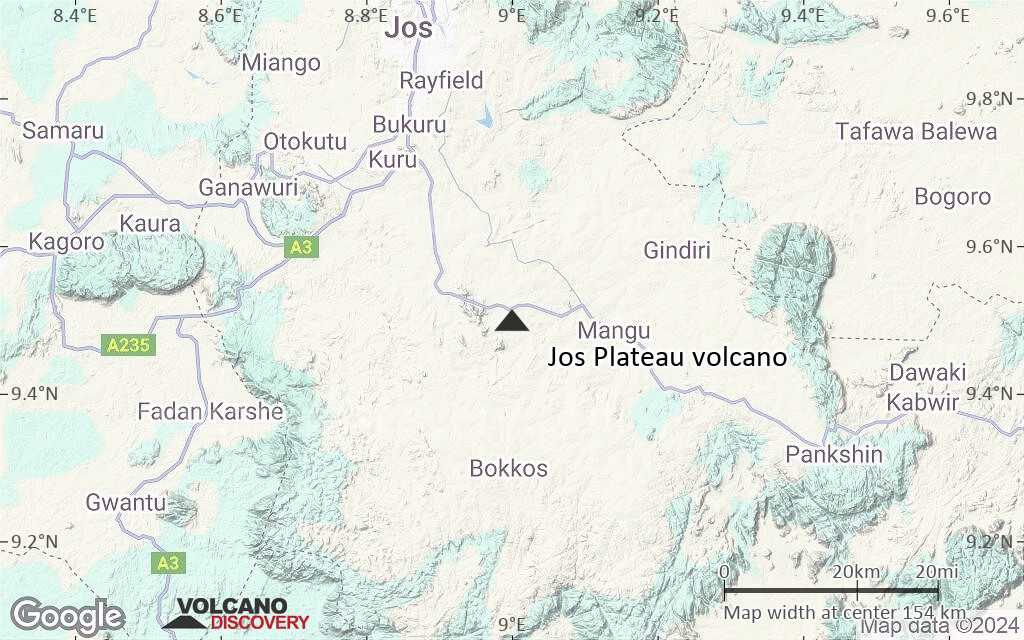Jos Plateau volcano (Nigeria) facts & information | VolcanoAdventures