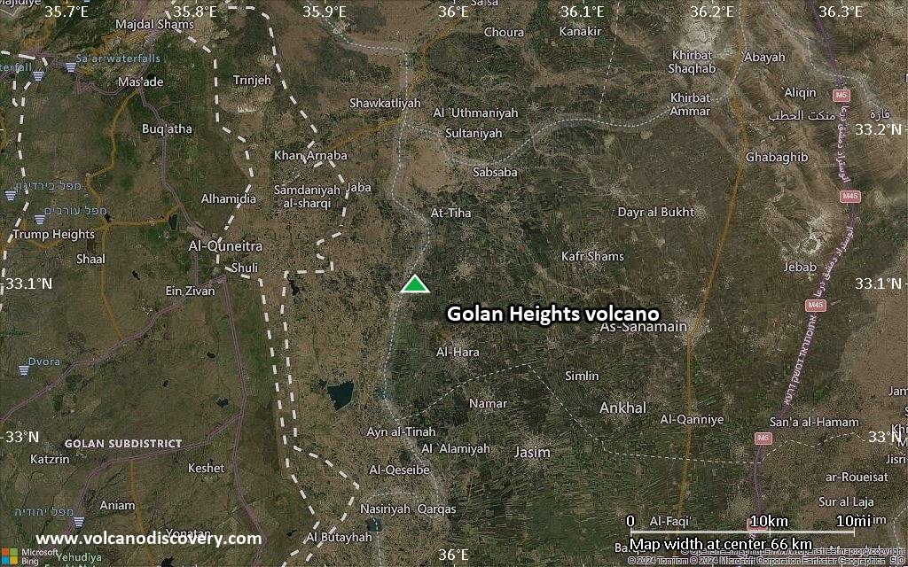 Golan Heights Volcan, Syria - Infos | VolcanoAdventures