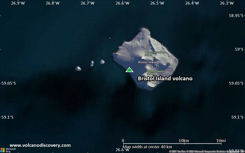 Bristol Island Volcano, United Kingdom, South Sandwich Is - facts ...