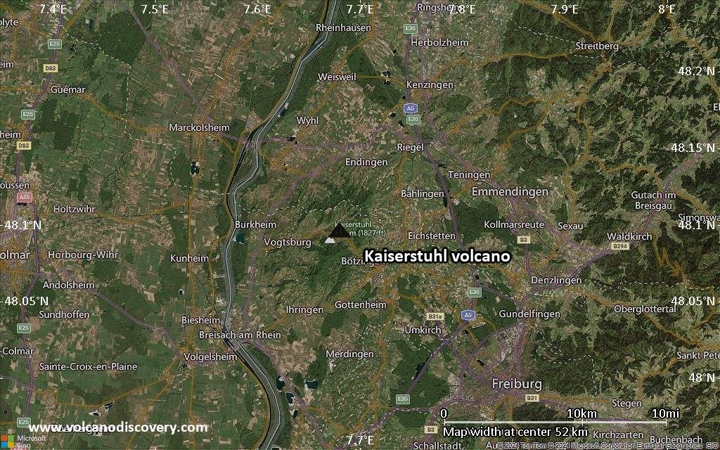 Kaiserstuhl Volcano, Germany - Facts & Information | VolcanoDiscovery