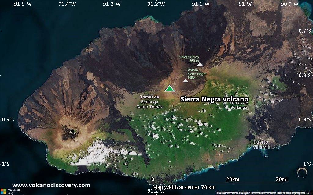 Sierra Negra volcano (Isabela Island, Galapagos): facts & information ...