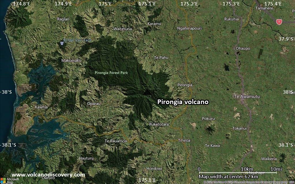 Pirongia volcano (New Zealand) facts & information | VolcanoAdventures