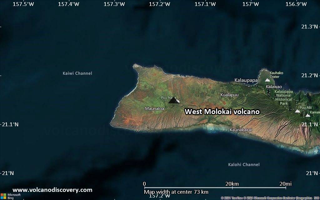 West Molokai volcano (Hawaiian Islands, United States) facts & information