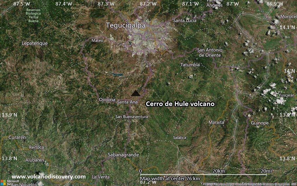Cerro de Hule volcano (Honduras) facts & information | VolcanoAdventures