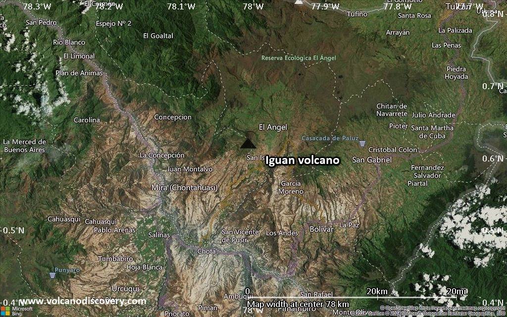 Iguan volcano (Ecuador) facts & information | VolcanoAdventures