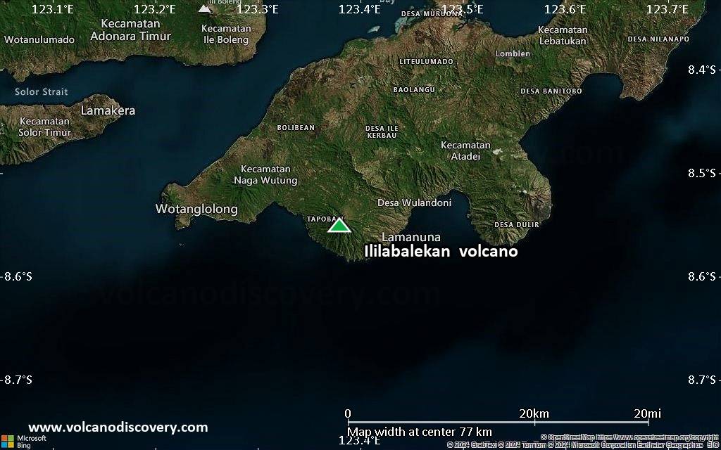 Ililabalekan Vulkan, Lesser Sunda Islands (Indonesien) - Information ...
